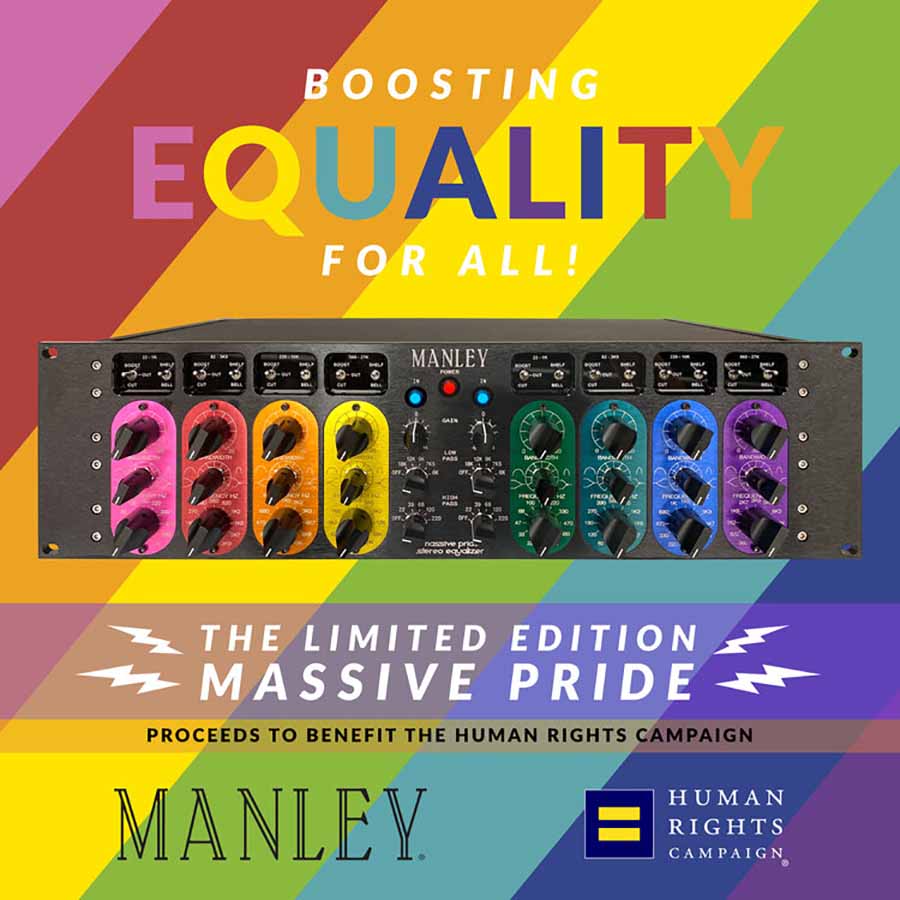 Manley Labs Massive Pride Rainbow Flag Limited Edition | Hifi Pig