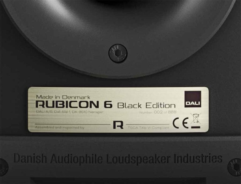 DALI Launch Limited Edition Rubicon 6 Black Edition Speakers – Hifi Pig