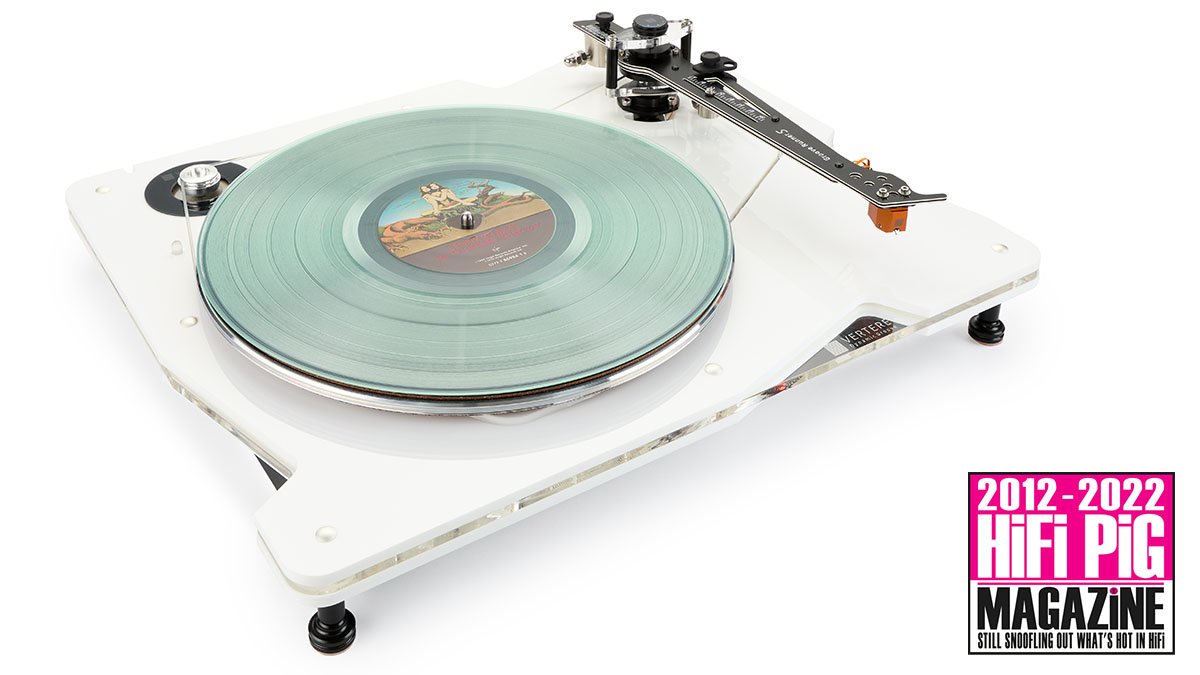 Vertere White DG-1S Record Player | Hifi Pig