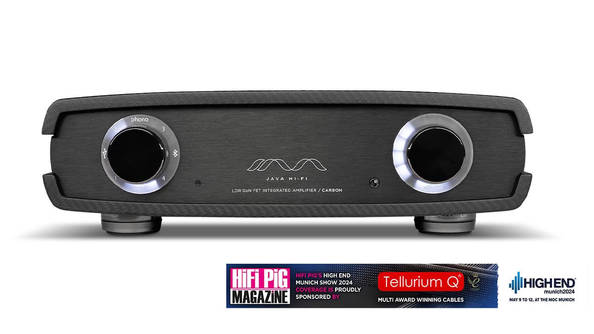 JAVA CARBON Double Shot Integrated Amplifier Launch At High End Munich 2024 | Hifi Pig